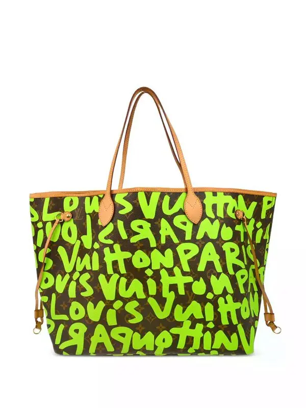 LOUIS VUITTON X Stephen Sprouse 2009 Neverfull Gm Tote Bag - Green
