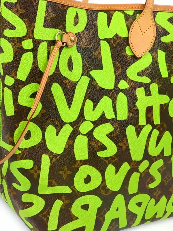 LOUIS VUITTON X Stephen Sprouse 2009 Neverfull Gm Tote Bag - Green
