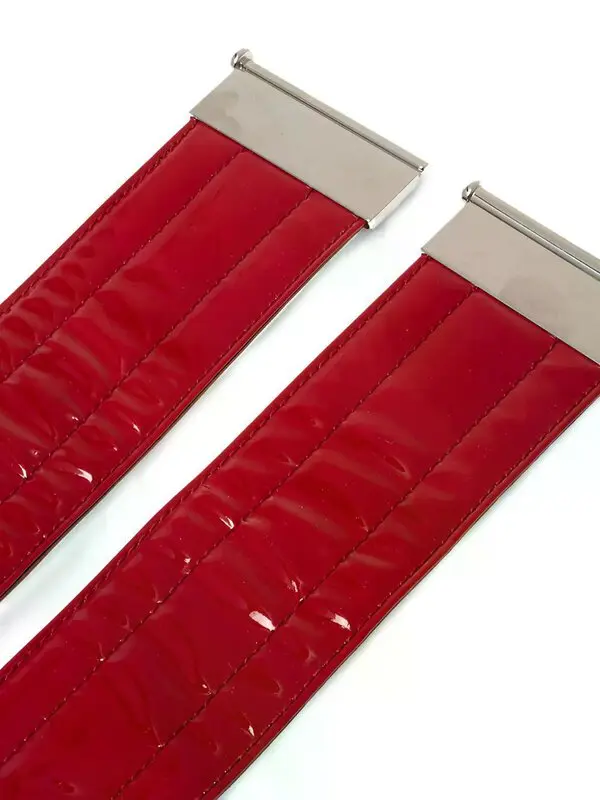 Dolce & Gabbana Patent Leather Wide Belt - Red