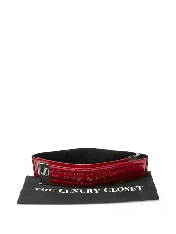 Dolce & Gabbana Patent Leather Wide Belt - Red