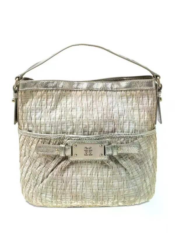 Givenchy Pleated Canvas Tote Bag