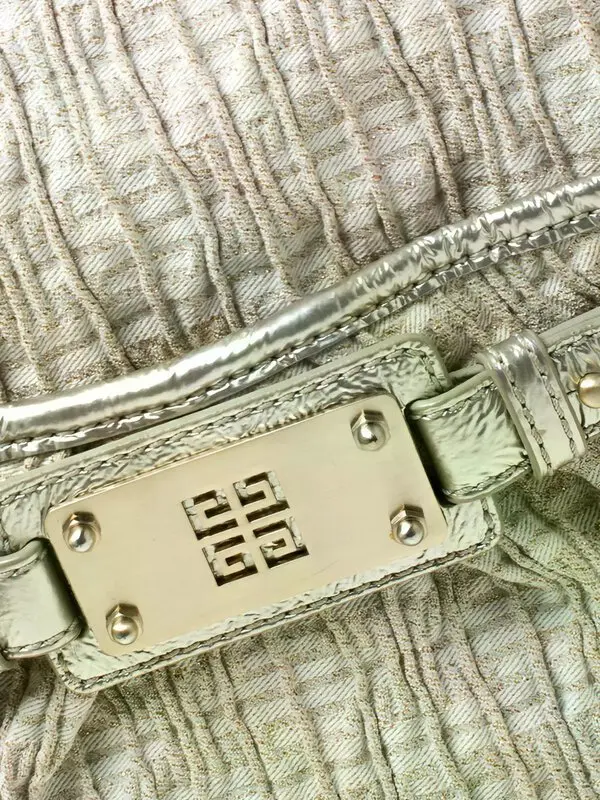 Givenchy Pleated Canvas Tote Bag