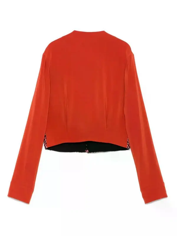 Balenciaga 2010s Tweed Panelled Jacket