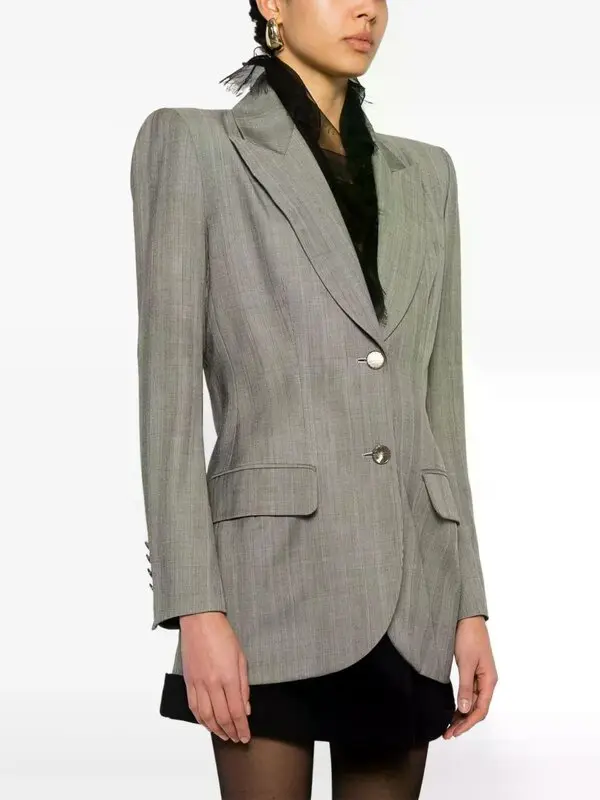 Givenchy 1990s Check-pattern Blazer
