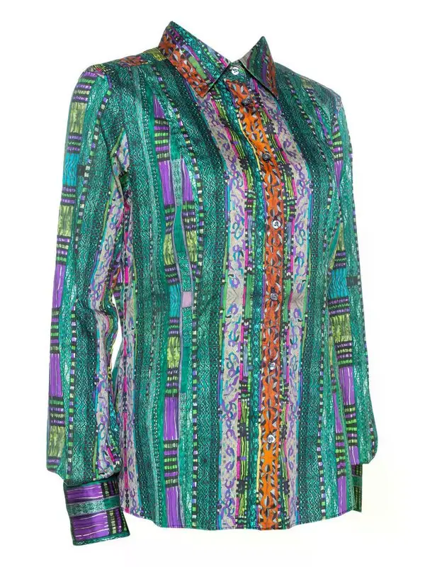 Etro Abstract Print Long Sleeve Shirt