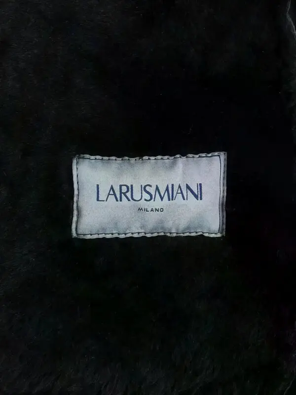 LARUSMIANI Sleeveless Leather Vest With Zip Fastening And Patch Pockets