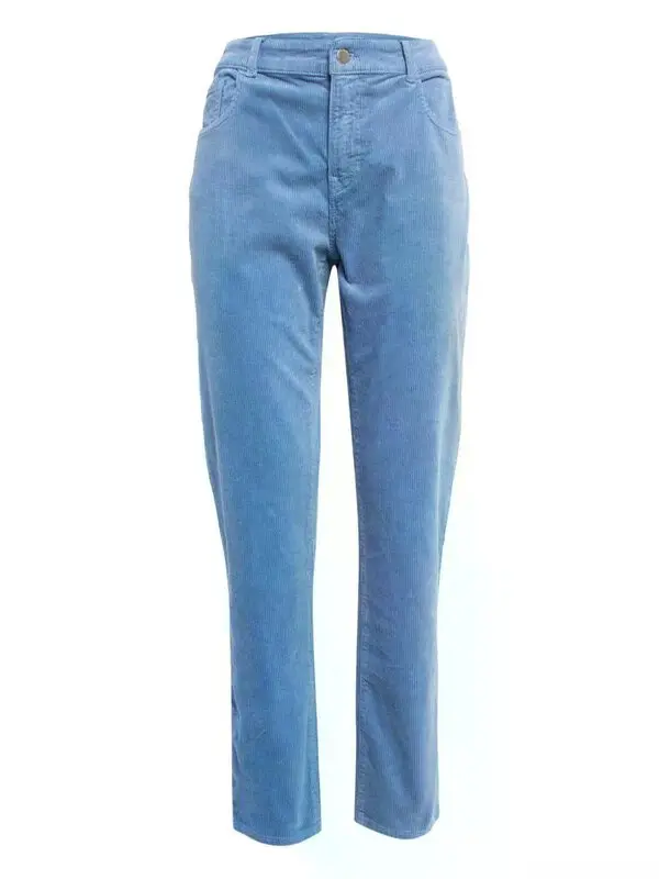 Emporio Armani Corduroy Five-pocket Trousers - Blue