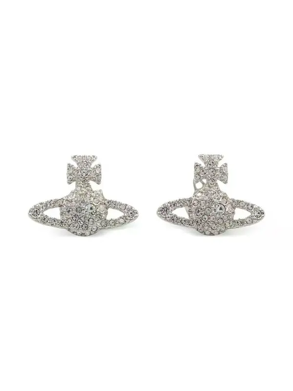 VIVIENNE WESTWOOD Orb Embellished Stud Earrings - Silver