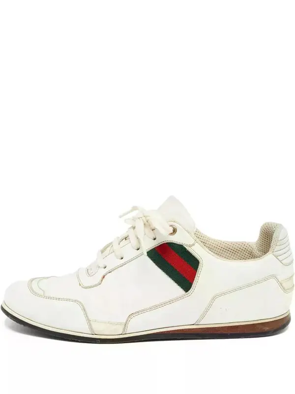 Gucci Web-stripe Lace-up Sneakers