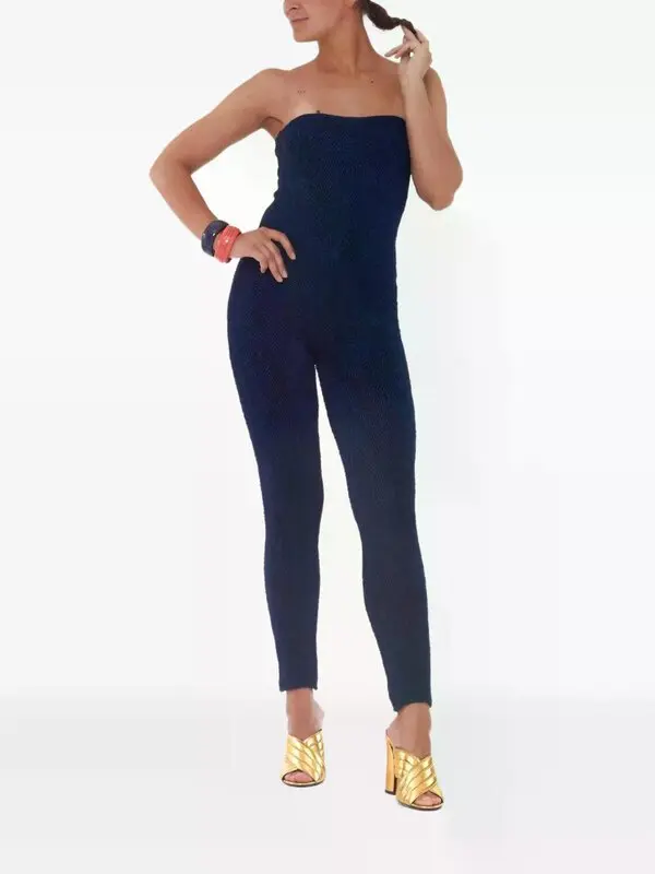KRIZIA 1990s Sleeveless Straight Leg Jumpsuit