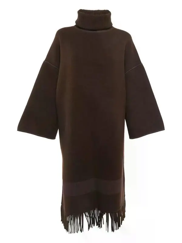 Hermès 2024 Cashmere-blend Coat With Fringe
