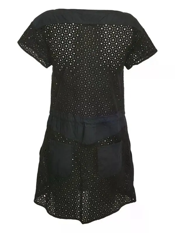 Moschino Eyelet-detailing Mini Dress - Black