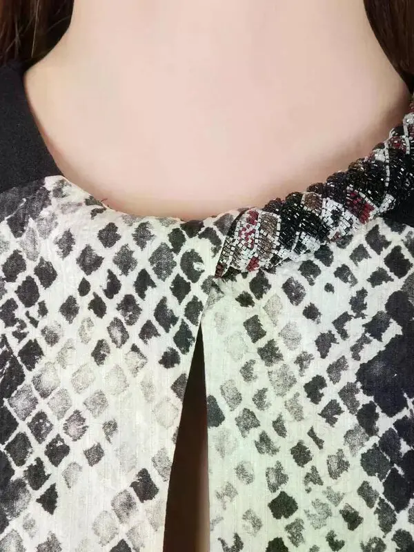 Emanuel Ungaro Snake Print Dress