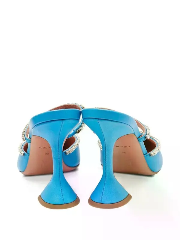 Amina Muaddi Embellished Pointed Mules