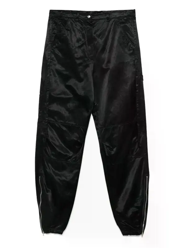 Miu Miu Circa 2000s Satin Trousers - Black