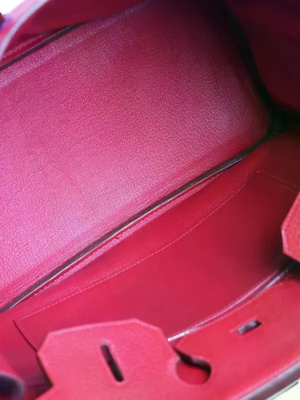 Hermès 2012 Birkin 35 Leather Tote Bag - Red