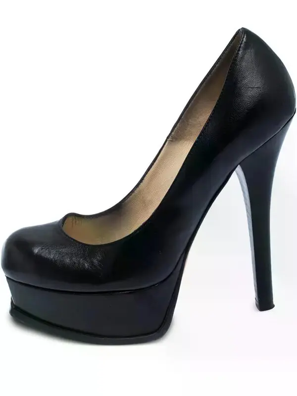 Fendi Leather Platform Stiletto Pumps