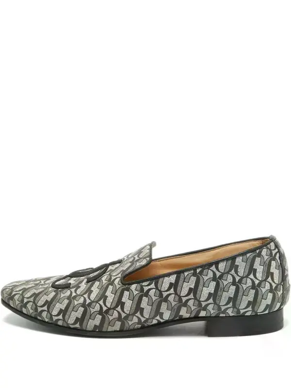 JIMMY CHOO Jc Monogram Loafers