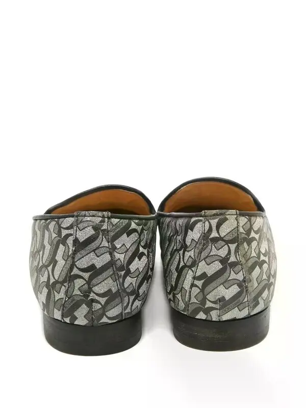 JIMMY CHOO Jc Monogram Loafers