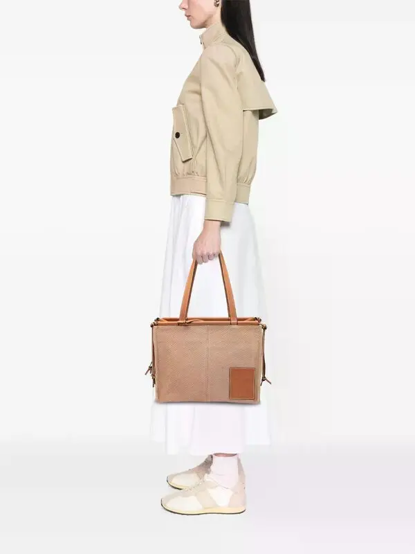 Loewe Canvas Cushion Tote Bag