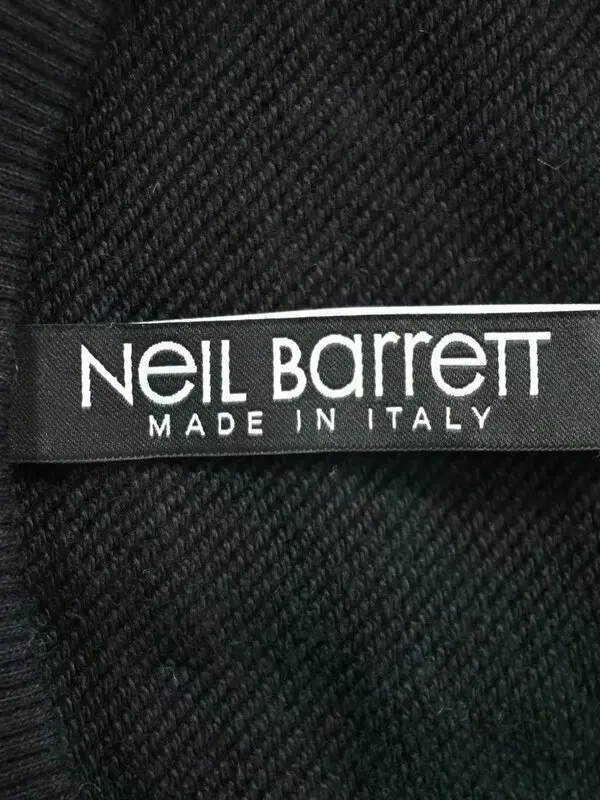Neil Barrett Crew Neck Sweater With Graphic Print