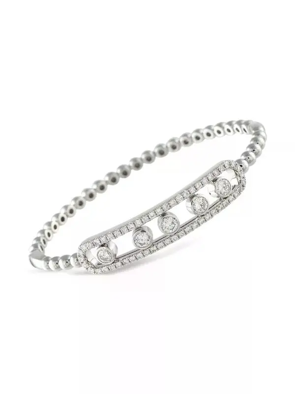 LB EXCLUSIVE 14k White Gold Diamond Tennis Bracelet - Silver