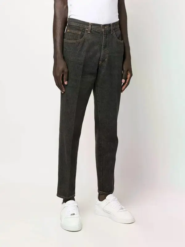 Moschino 1990s Tapered-leg Jeans