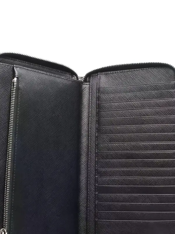 Prada 2010s Zip-fastening Leather Wallet