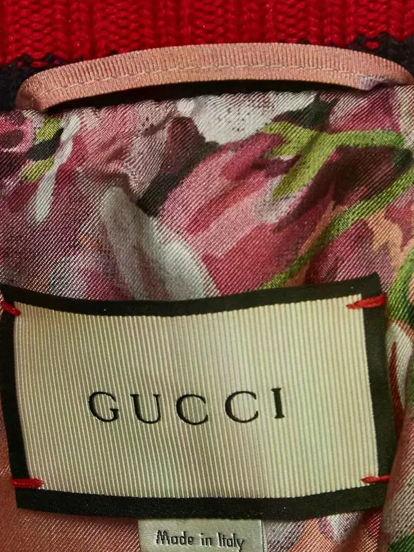 Gucci Metallic-effect Calf Leather Bomber Jacket