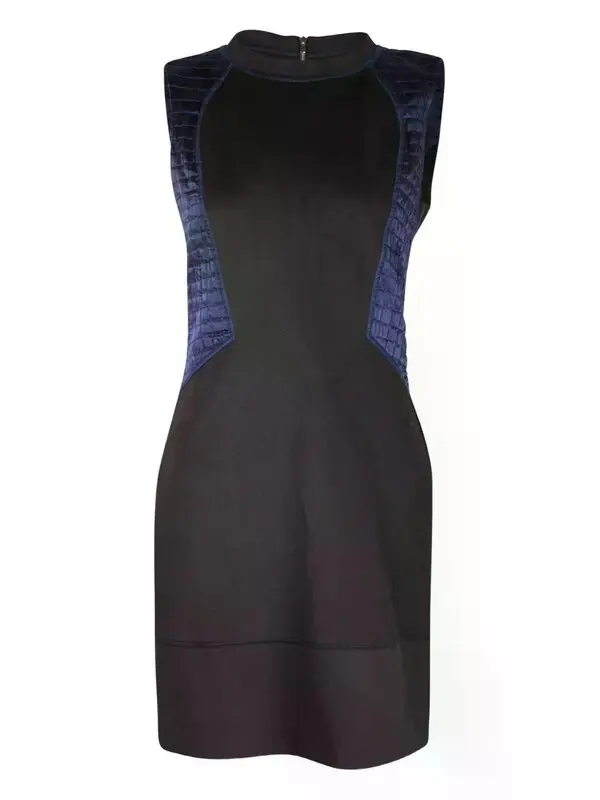 Sandro Sleeveless Crewneck Colour-block Mini Dress
