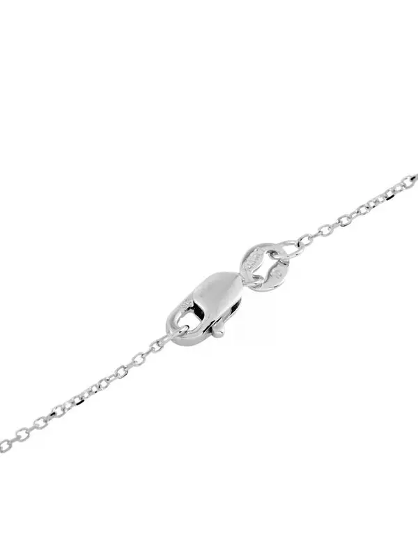 LB EXCLUSIVE 14k White Gold Diamond "love" Pendant Necklace - Silver