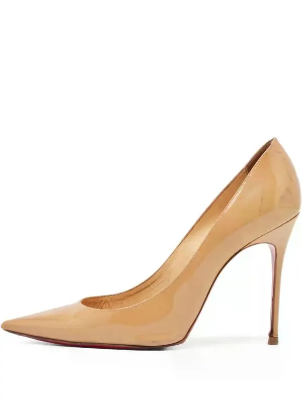CHRISTIAN LOUBOUTIN 100mm Patent Leather Pointed Toe Pumps