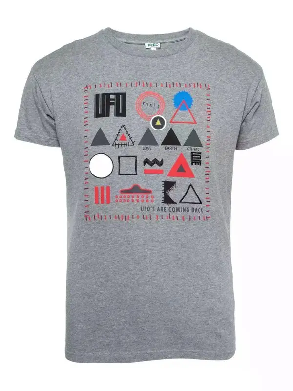 Kenzo 2023 Graphic-print T-shirt - Grey