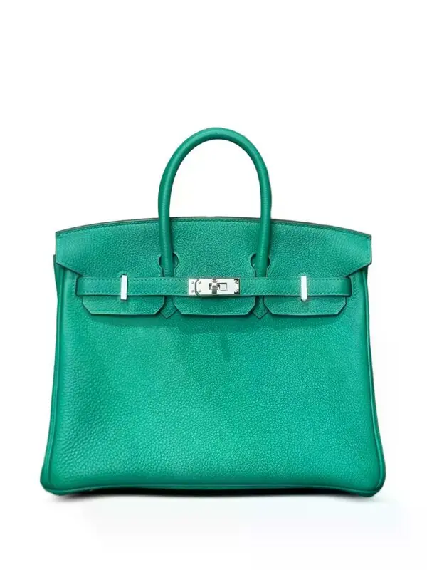 Hermès Birkin 25 Togo Palladium-hardware Tote Bag - Green
