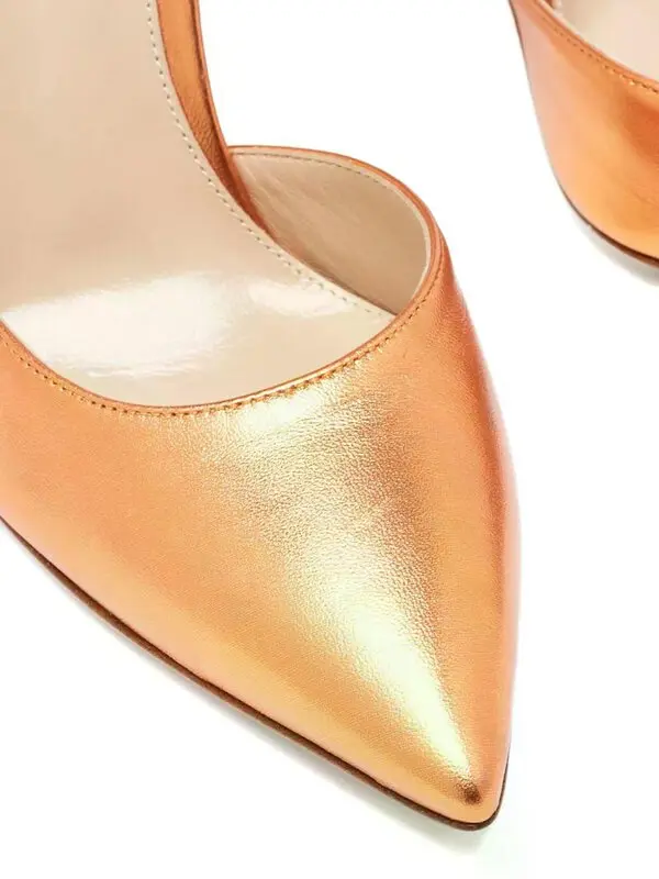 GIANVITO ROSSI 100mm Fleur Pumps With Crystal Embellishment
