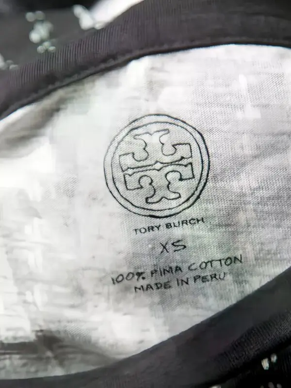 Tory Burch Geometric-print Cotton T-shirt