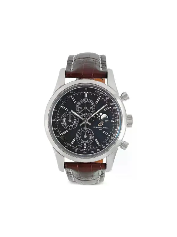 Breitling Transocean Chronograph Watch - Black