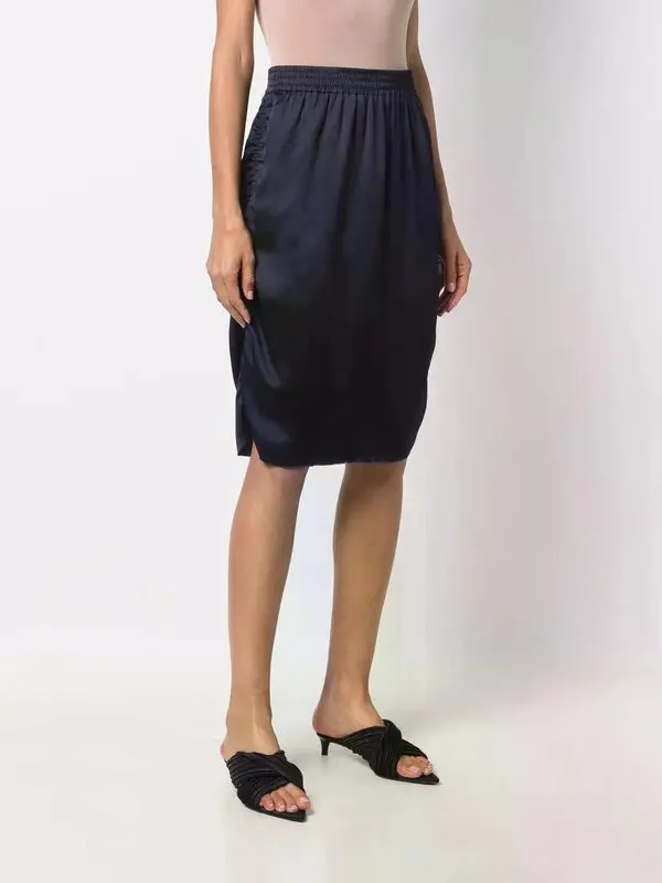 LANVIN 2008 Gathered Tulip Skirt