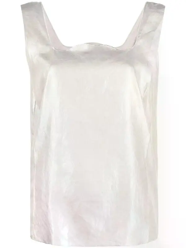 MAISON MARGIELA Square Neck Tank Top - Grey