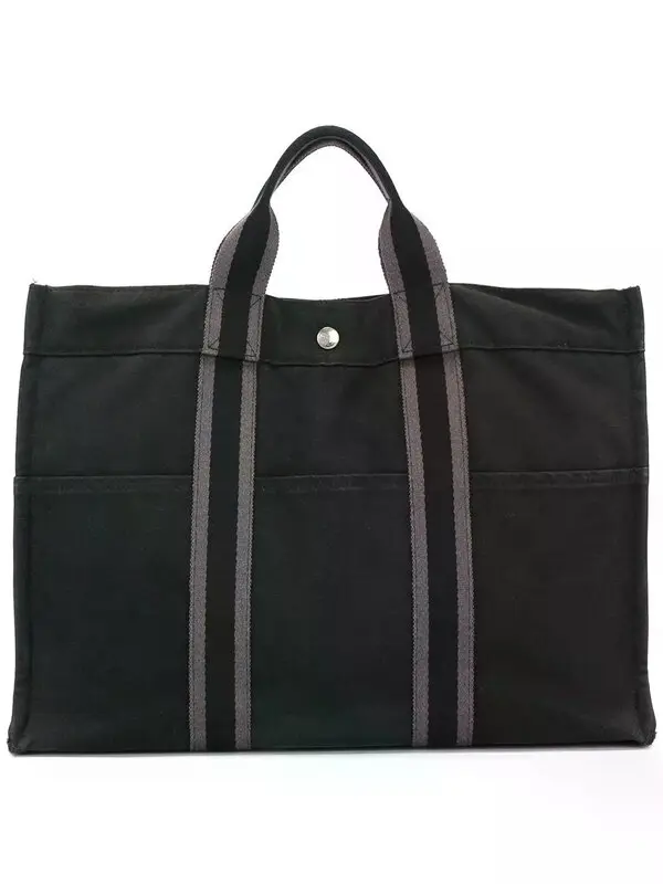 Hermès Rectangular Canvas Tote