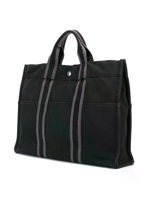Hermès Rectangular Canvas Tote