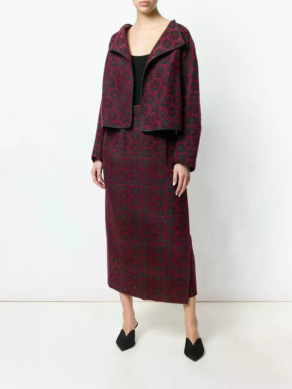 Comme Des Garçons 1999 Brocade Skirt Suit
