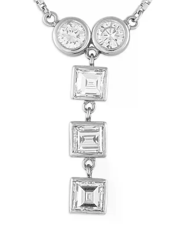 LB EXCLUSIVE Platinum And Diamond Necklace
