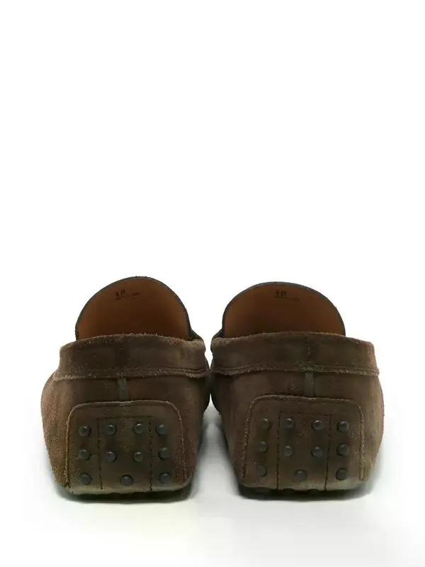 TOD'S Suede Loafers With Horsebit Detail