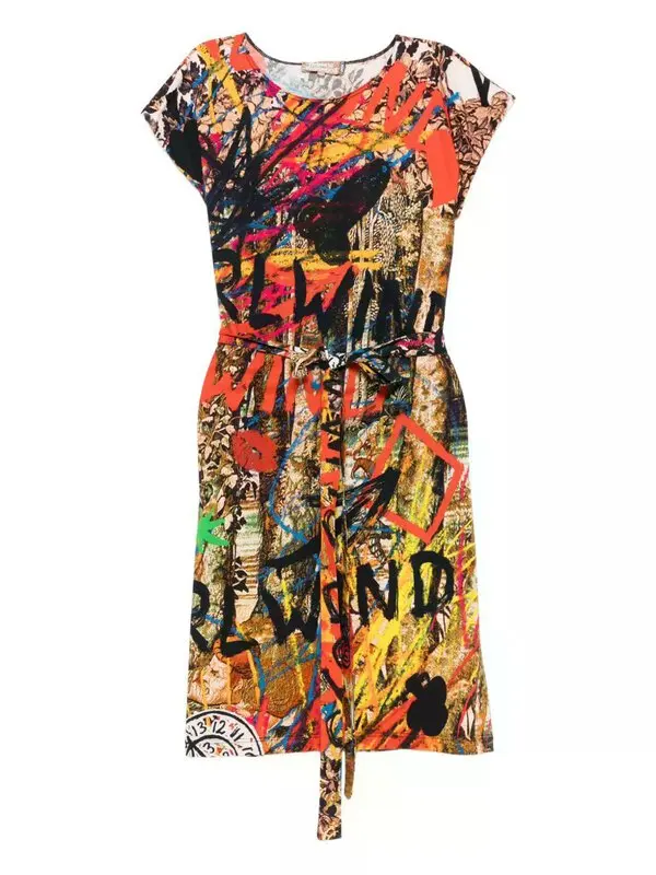 VIVIENNE WESTWOOD 2019 Graffiti-print Dress - Red