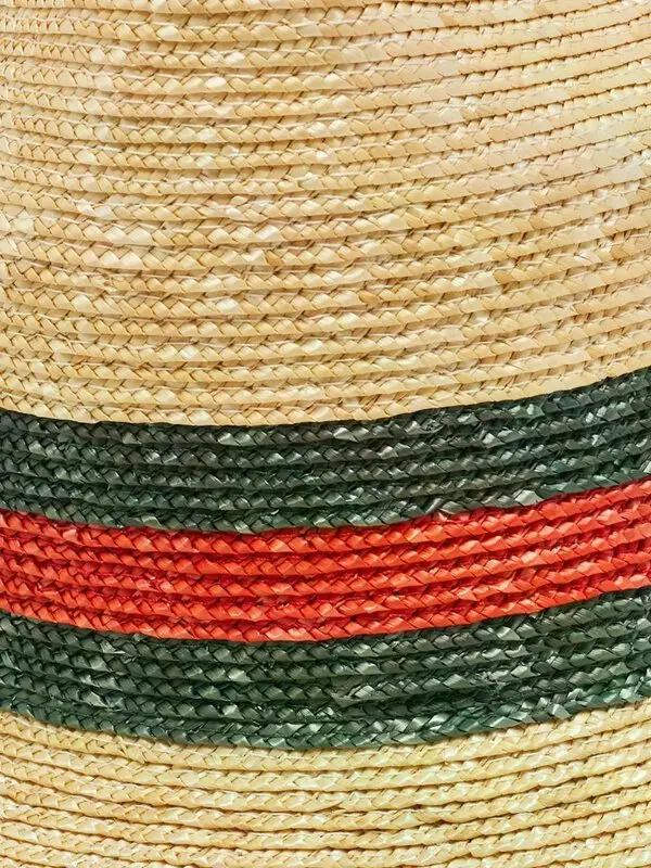 Gucci Straw Fedora Hat - Neutrals