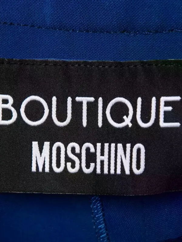 Moschino Cotton Tied Cuff Trousers