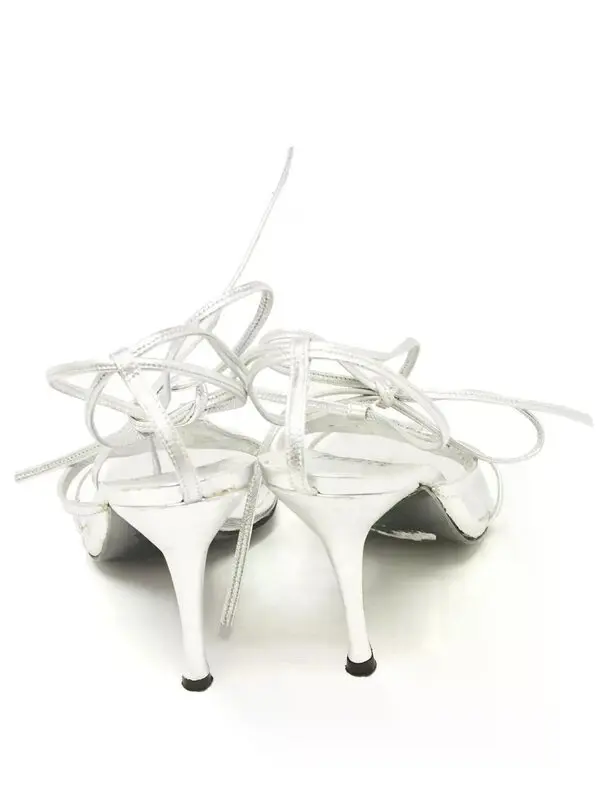 STUART WEITZMAN Rhinestone Embellished Stiletto Sandals