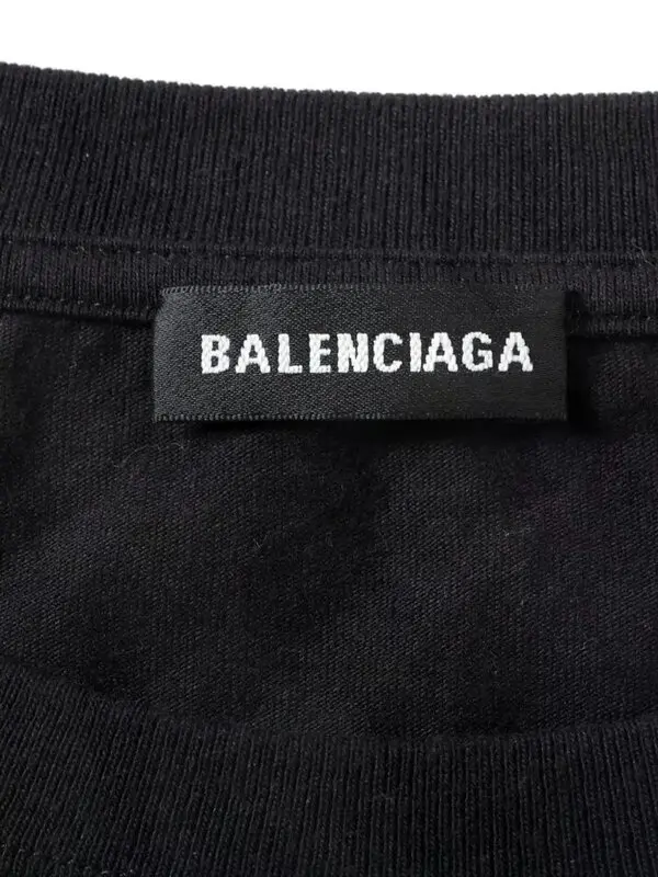 Balenciaga 2019 World Print Crewneck T-shirt