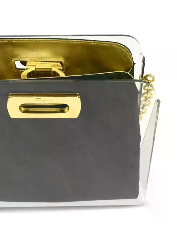FERRAGAMO Gancini Chain Shoulder Bag